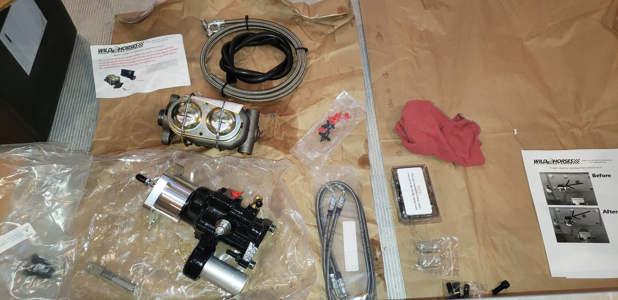 Wild Horses 4x4 HydroBoost Kit install 77 F1504x4 - Ford Truck ...