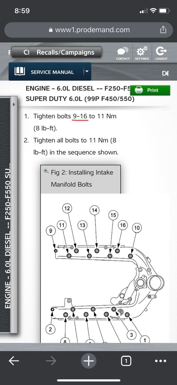 Clarification needed on 6.0 intake manifold torque sequence - Ford ...