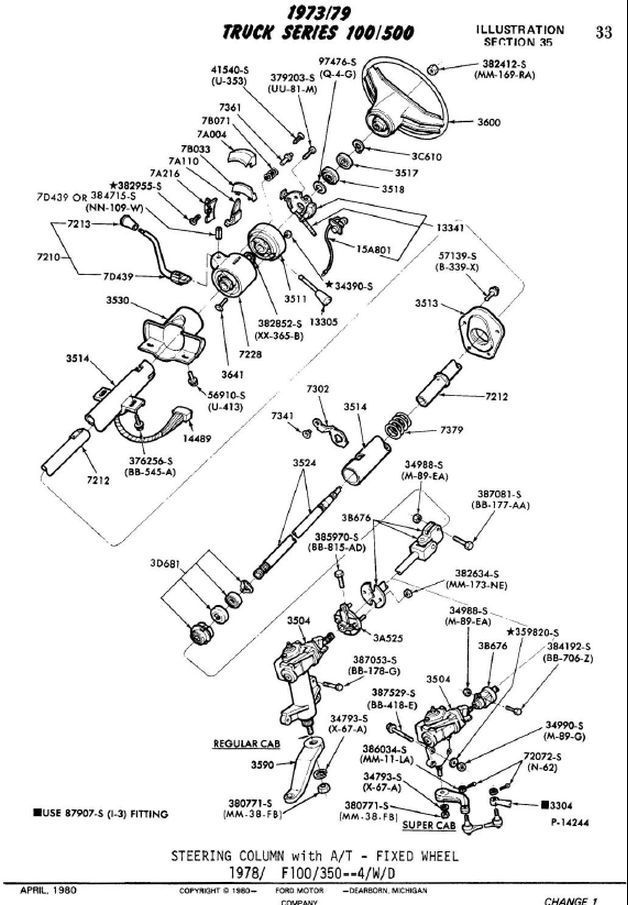 Steering column interchange - Ford Truck Enthusiasts Forums