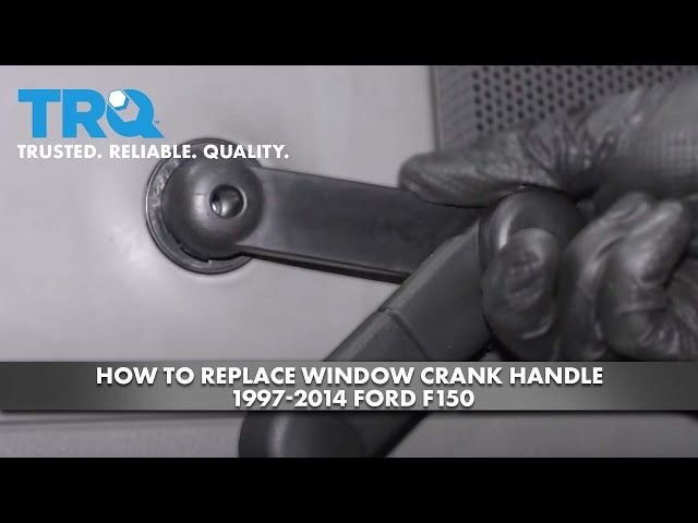 Window crank handle removal - Ford Truck Enthusiasts Forums
