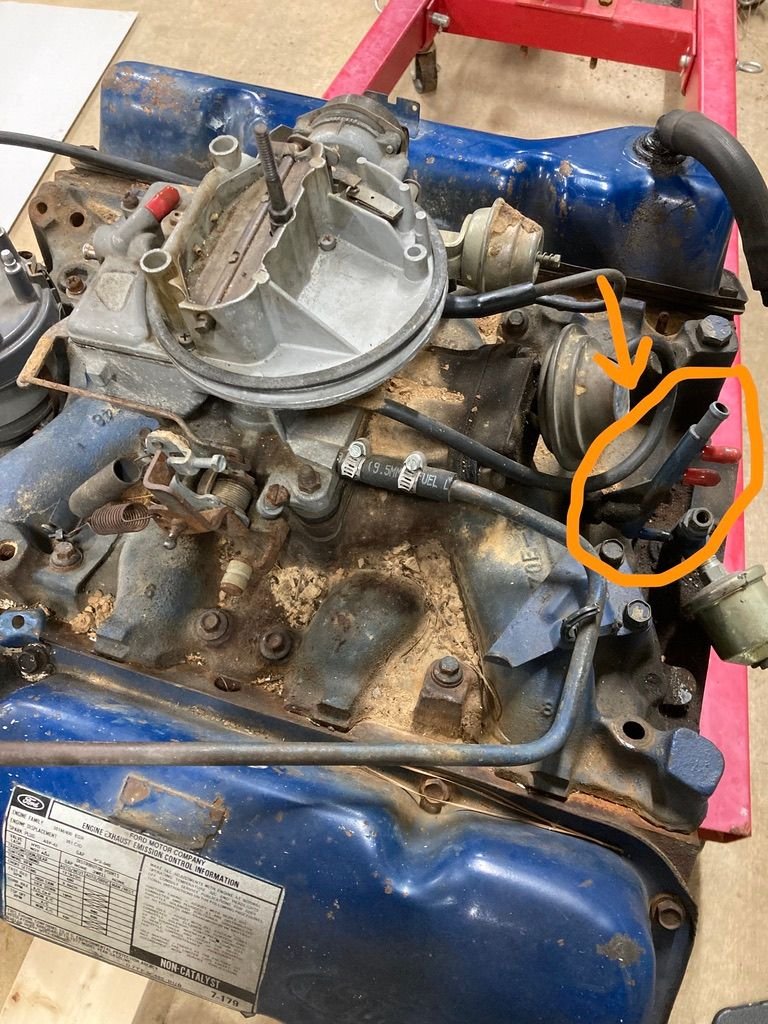 Where to buy replacement vacuum fitting/tree for 351M/400 - Ford Truck ...