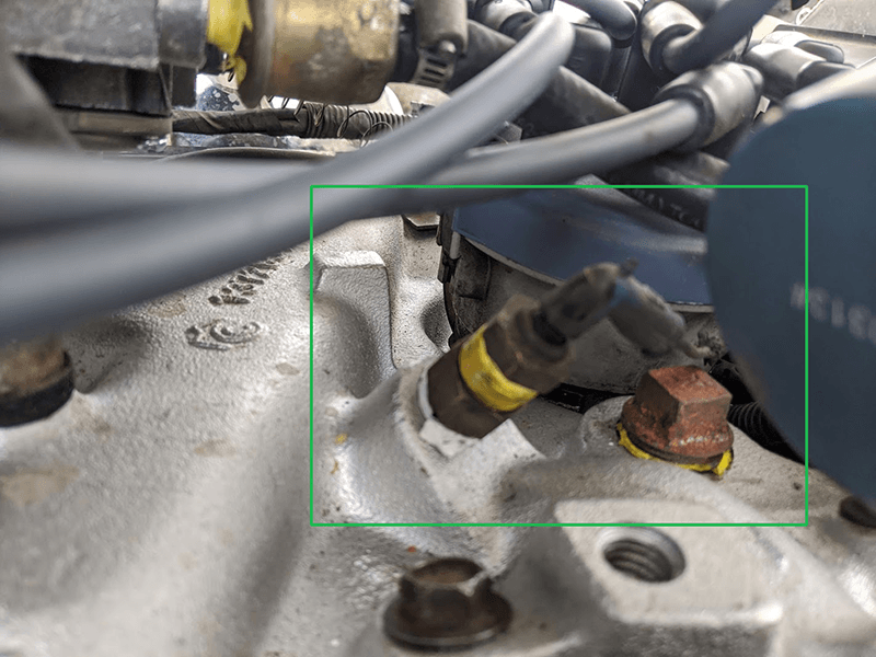 Water Temp Gauge installed in intake manifold wrong? (400/6.6) - Ford ...