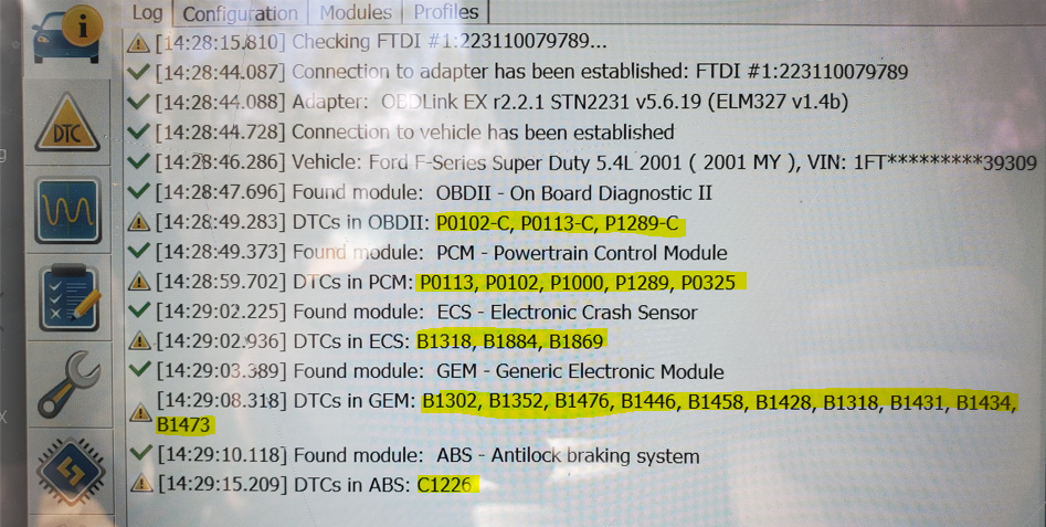 22 DTC's! So it begins... - Ford Truck Enthusiasts Forums