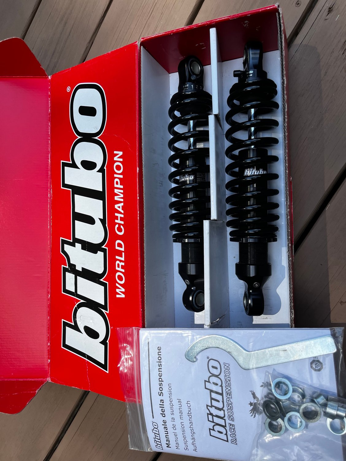 Bitubo 12" Dual Adjustable Shocks - Harley Davidson Forums