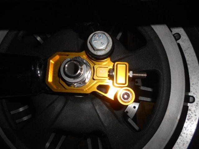 Performance Machine Axle Adjuster - Harley Davidson Forums