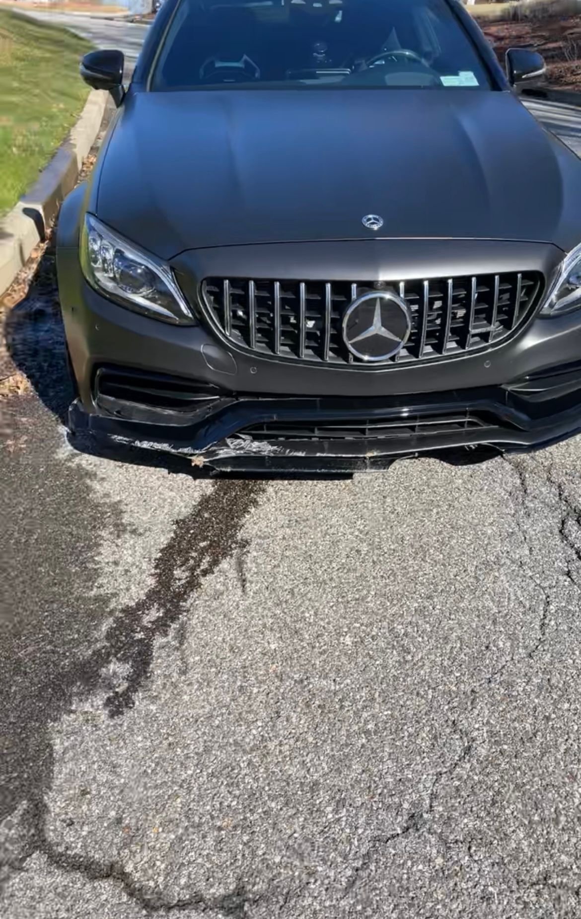 C63S front bumper damage and rim/tire - MBWorld.org Forums