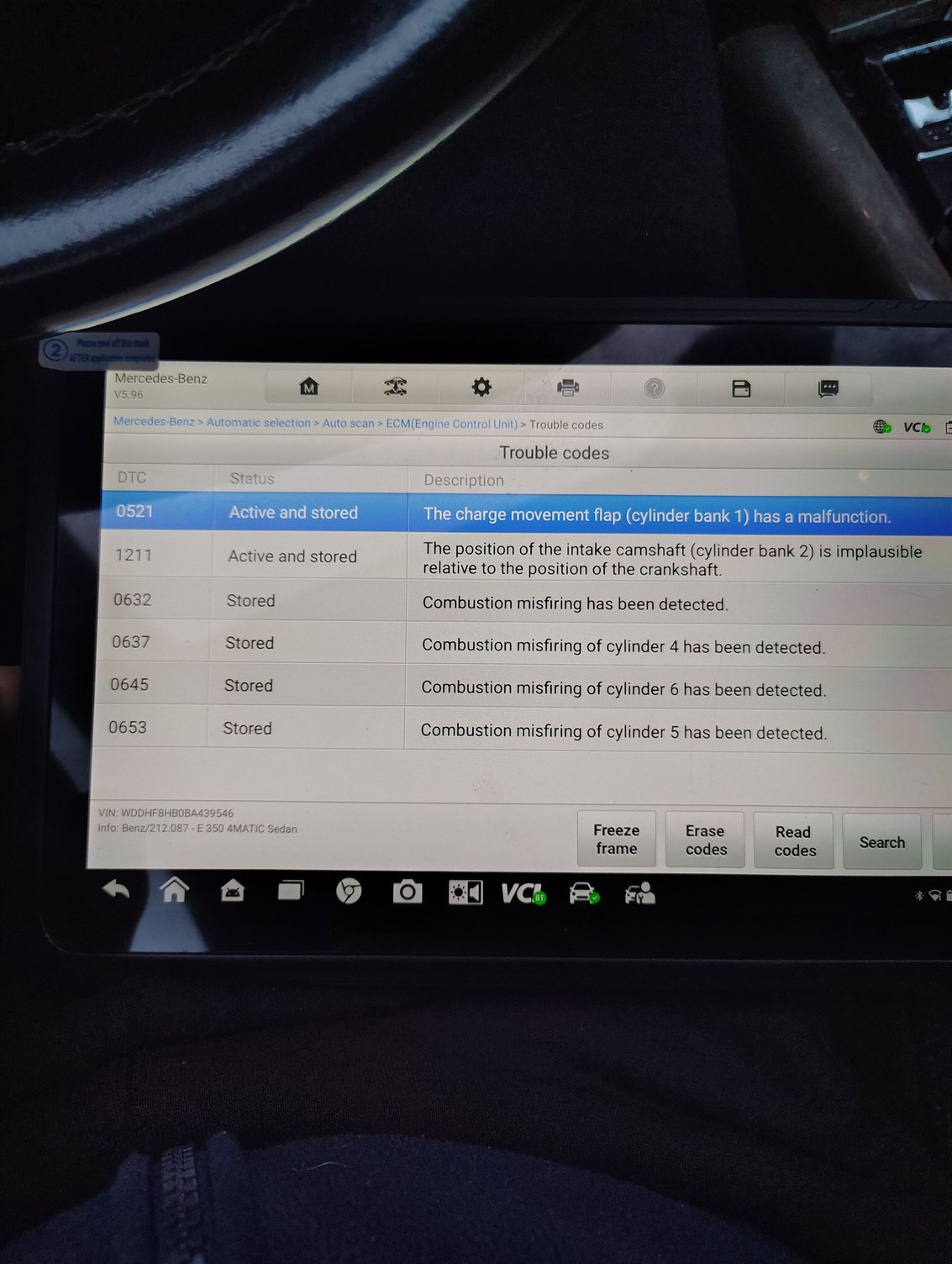 2011 E350 sedan CEL misfire/timing questions - MBWorld.org Forums