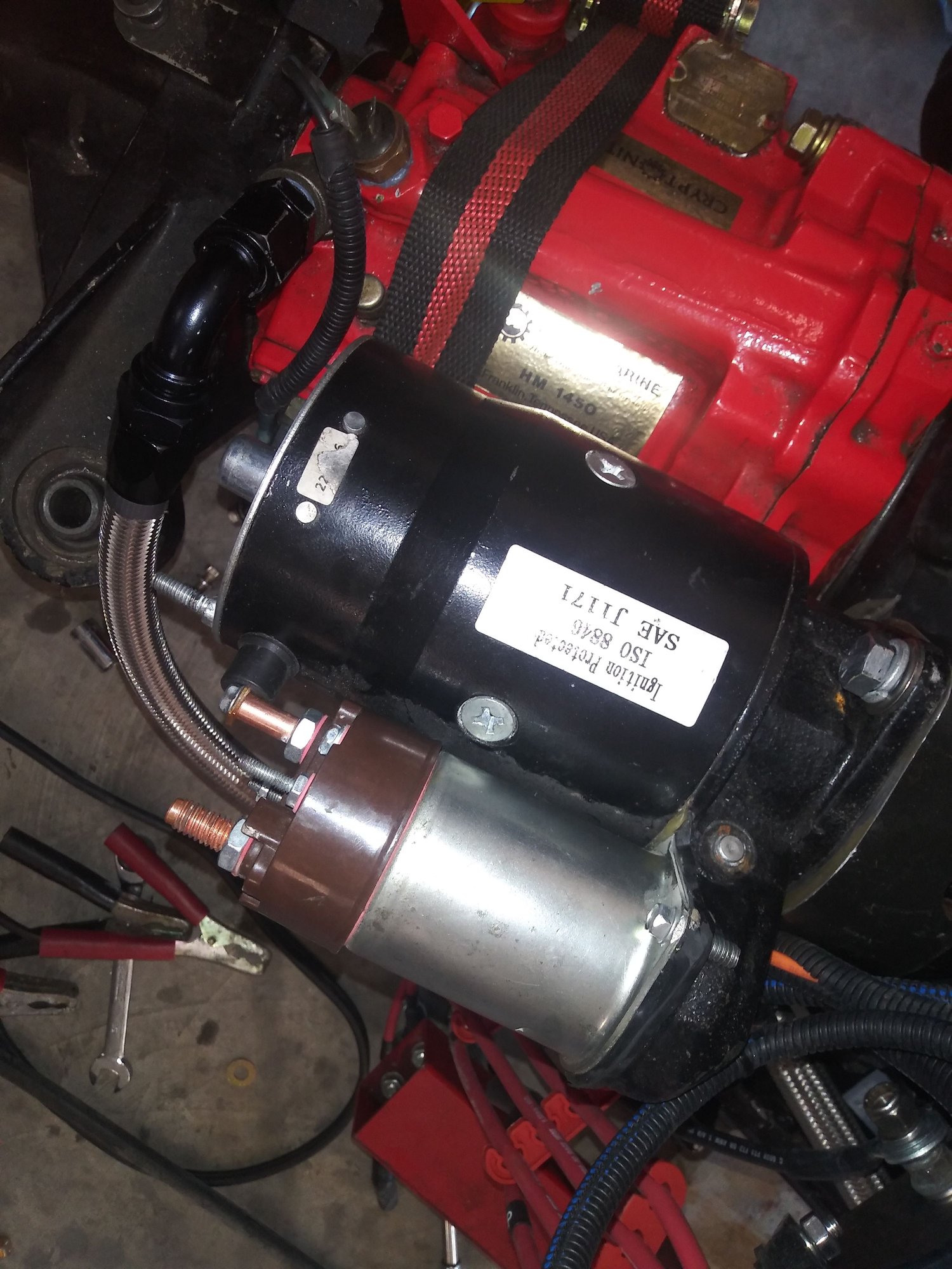 Top mount starter jamming. - Offshoreonly.com