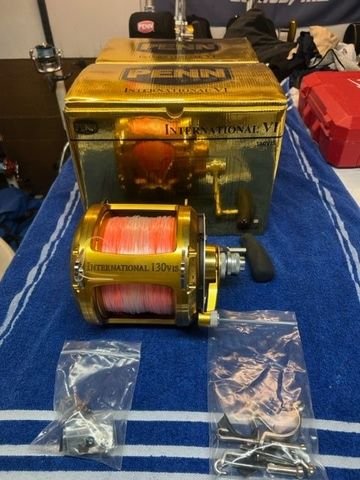 FS: (2) Gold Penn 130 VIS - Offshoreonly.com