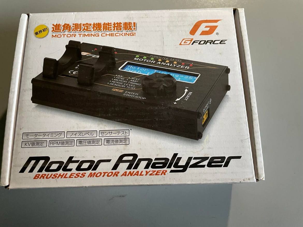 GForce Motor Analyzer with WMH Motor Holder - R/C Tech Forums