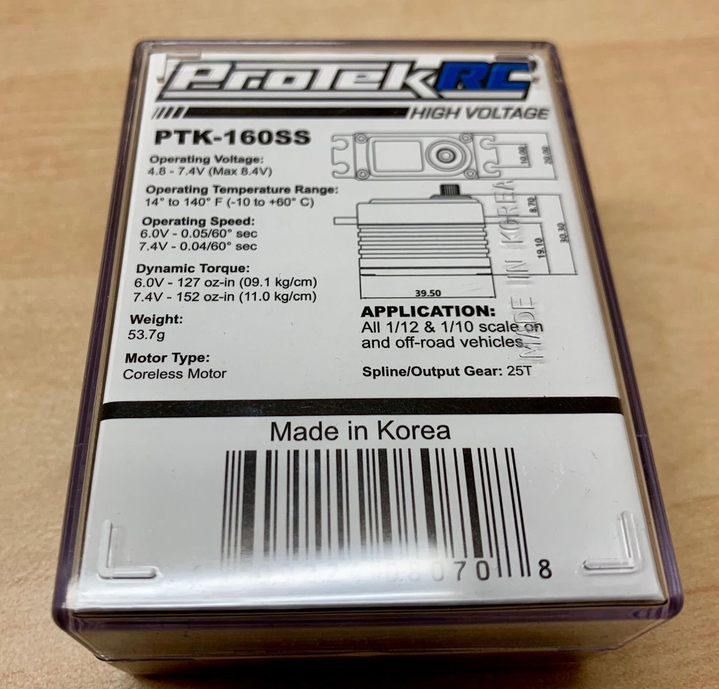 Protek 160SS Servo NIB - R/C Tech Forums