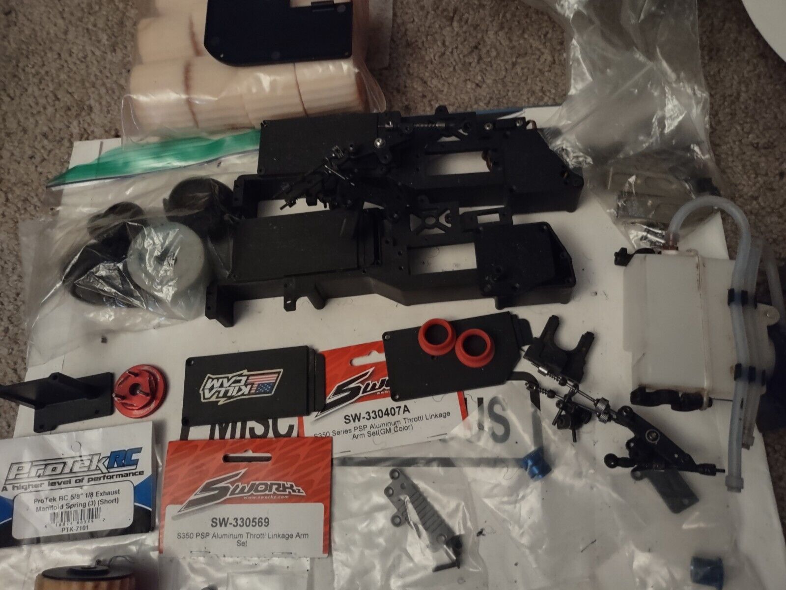 SWorkz S35, S350 Series Nitro parts Radio Tray, ETC 1:8 Buggy Truggy - R/C Tech Forums