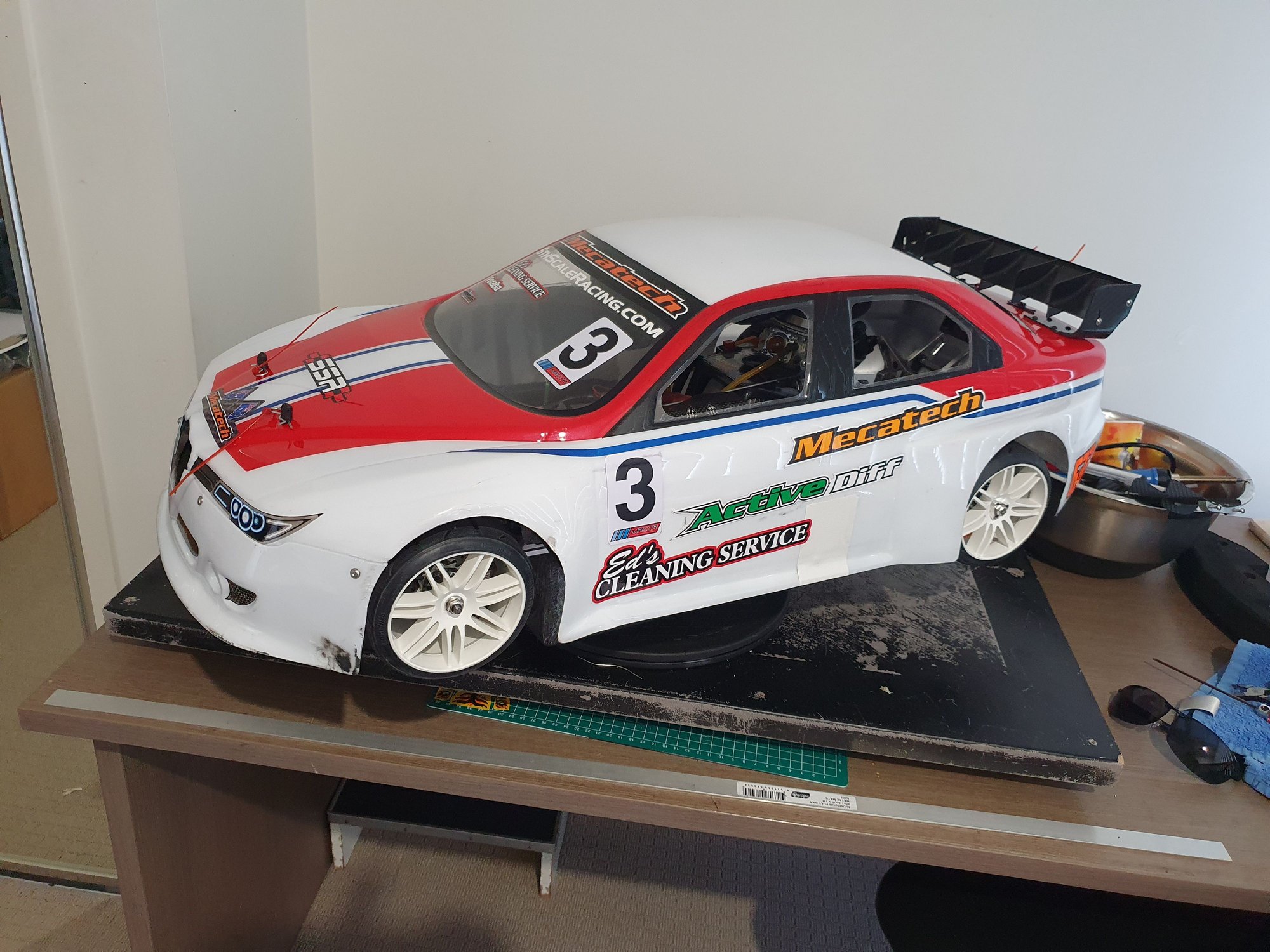 5th scale Mecatech fw01 short chassis with long chassis and shell ...