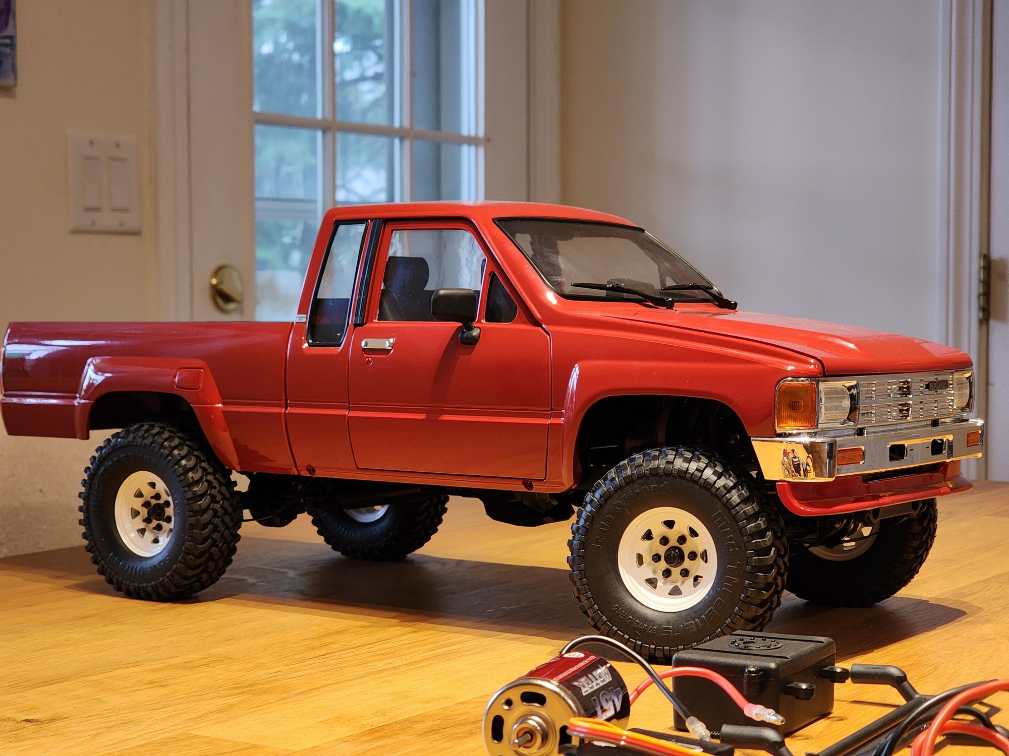 RC4WD TF2 LWB, Painted Xtra Cab body and Hobbywing Fusion SE 1800kv ...