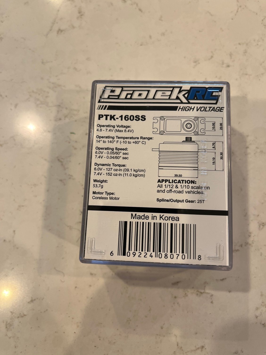 New Protek 160TBL/160SS servos - R/C Tech Forums