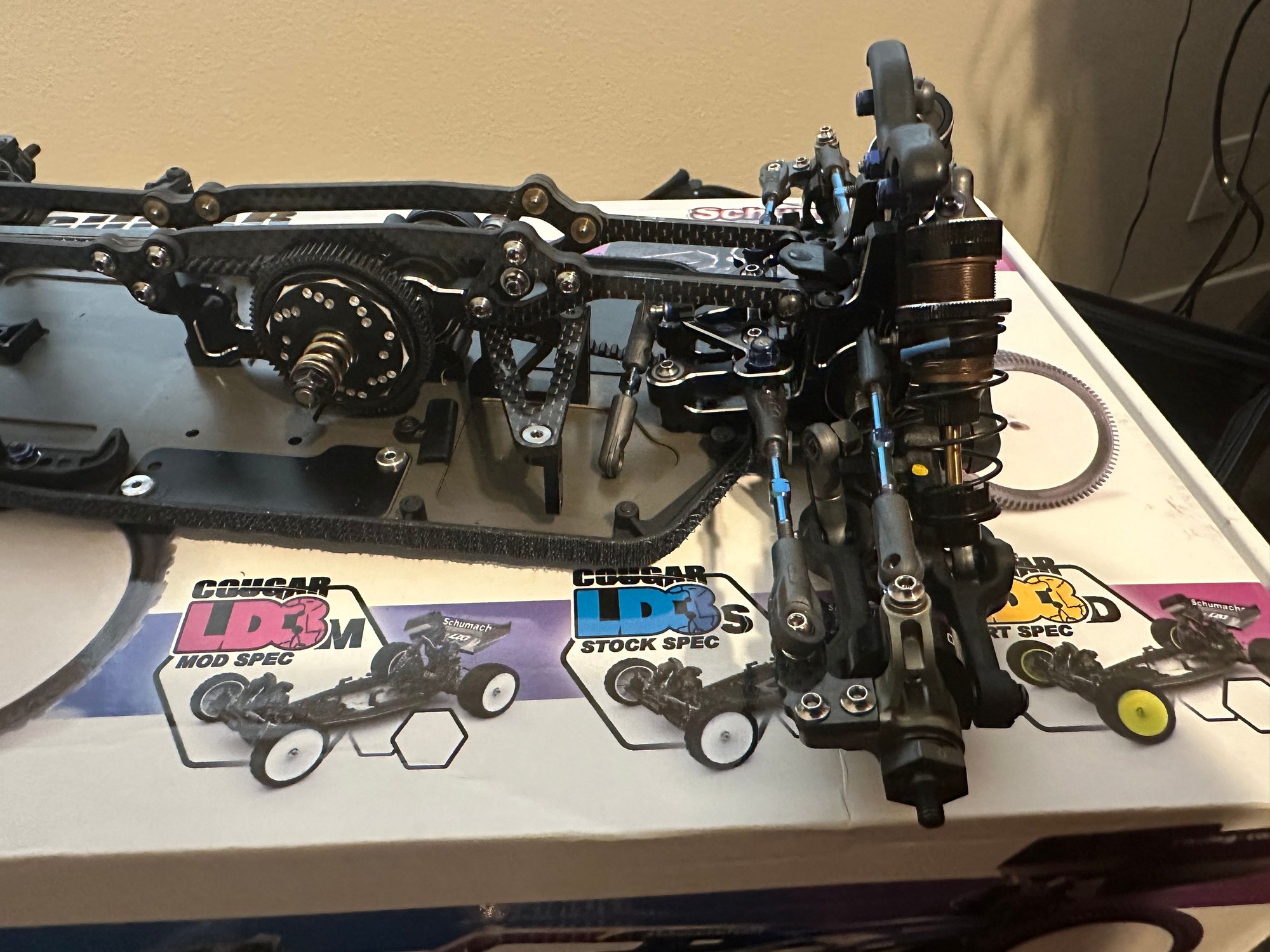 Schumacher LD3 stock Spec and Cat L1R - R/C Tech Forums