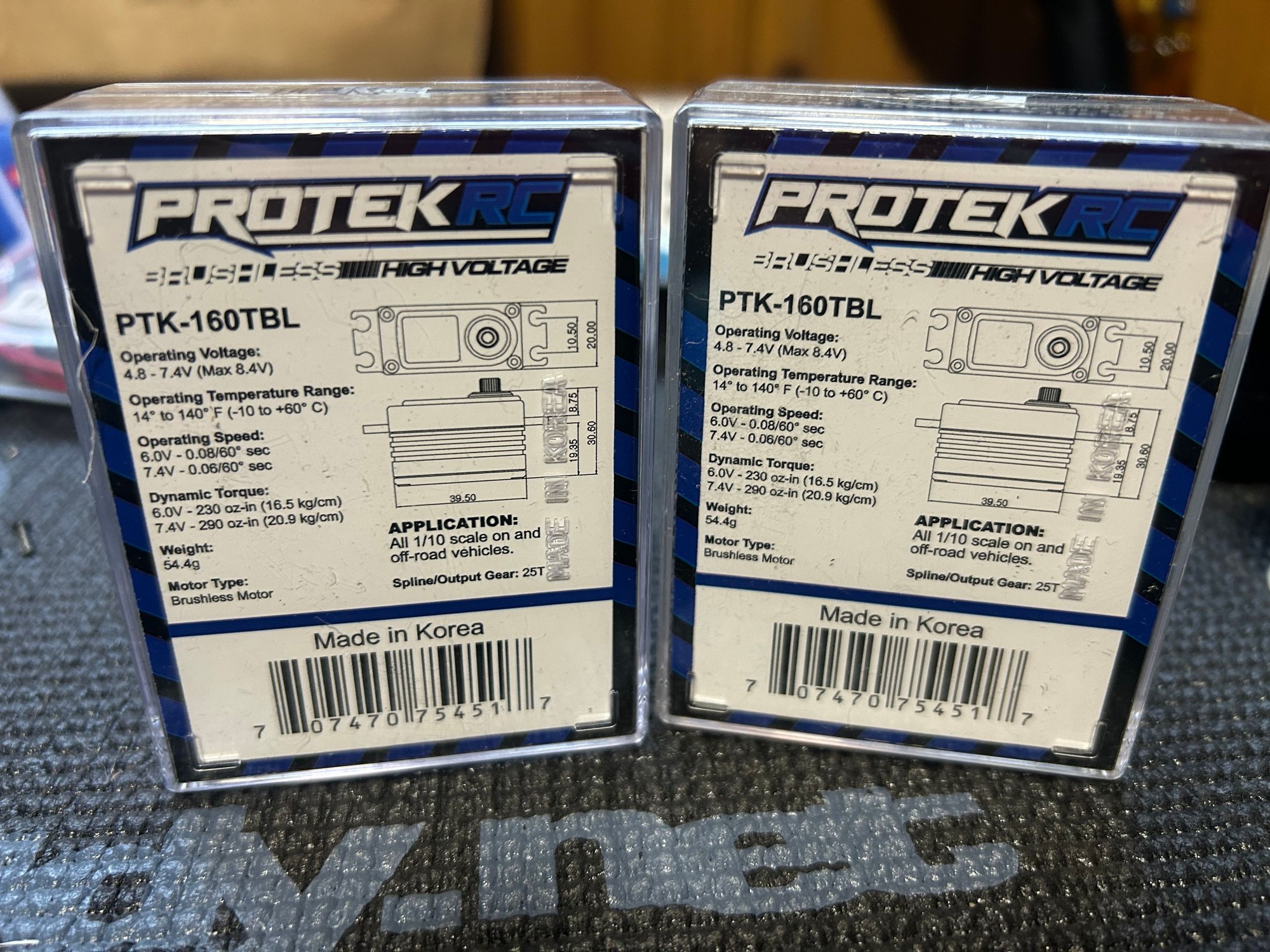 Forsale BNIB Protek Rc 160tbl servos - R/C Tech Forums