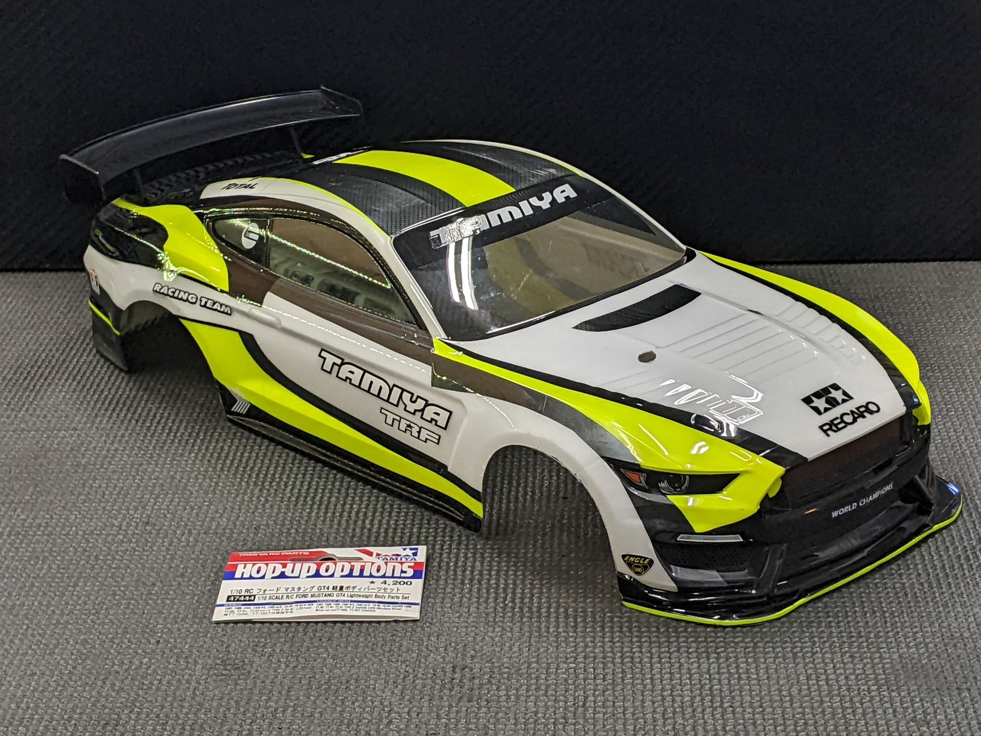 RARE Tamiya TCS 47444 Painted Body: Lightweight Ford Mustang GT4 - Page ...