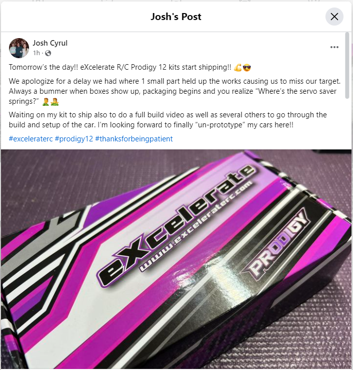 eXcelerate RC Prodigy 12 - Page 5 - R/C Tech Forums