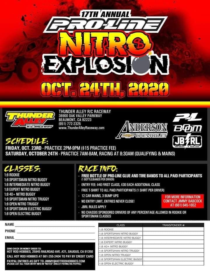 NITRO EXPLOSION @ THUNDER ALLEY RACEWAY Oct 24th 2020 - R/C Tech Forums