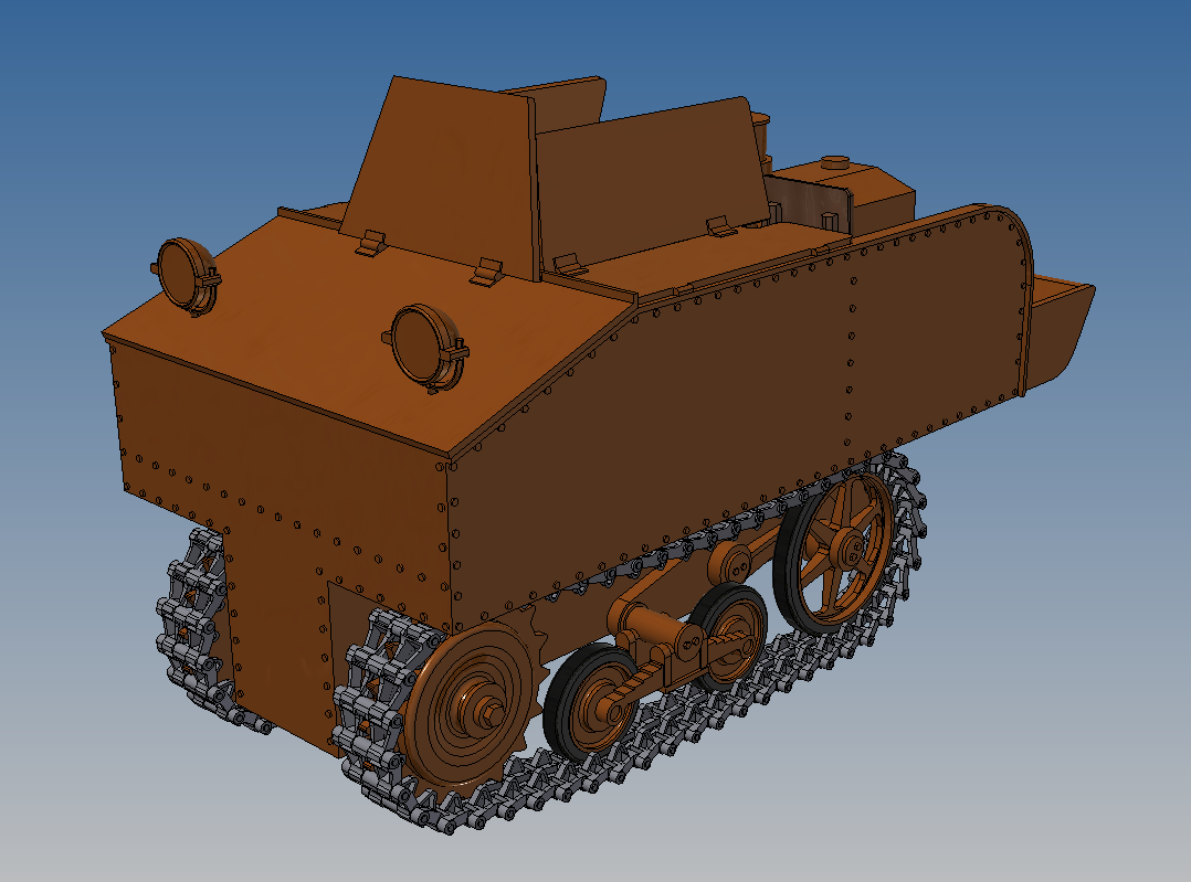 Vickers-Carden-Lloyd Utility Tractor or Artillerieschlepper VA 601 (b ...