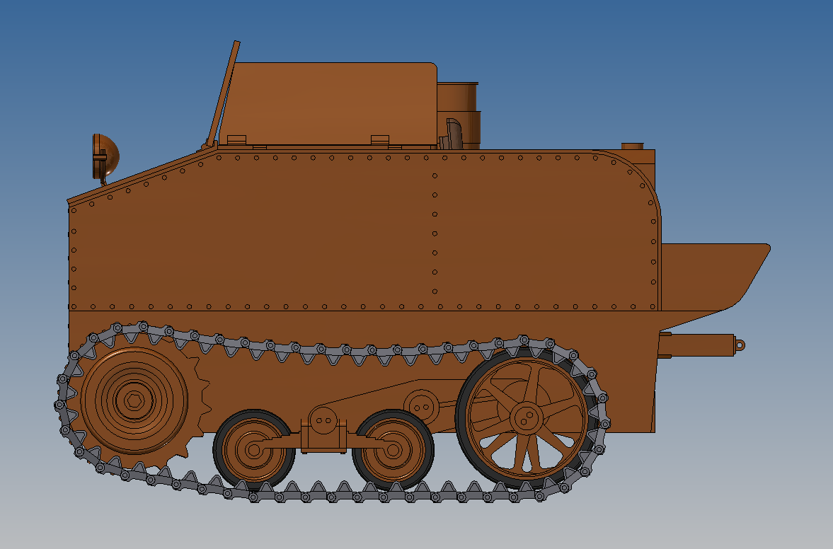 Vickers-Carden-Lloyd Utility Tractor or Artillerieschlepper VA 601 (b ...