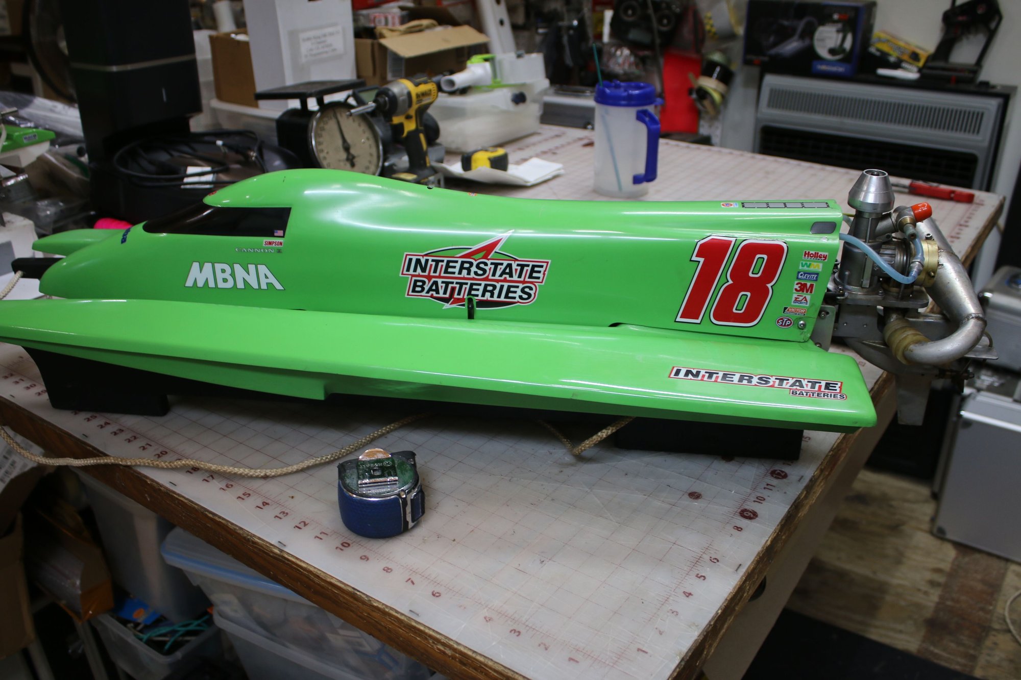 Htb 360 Vintage Tunnel Hull Rc Boat With Rossi Nitro Engine - RCU Forums