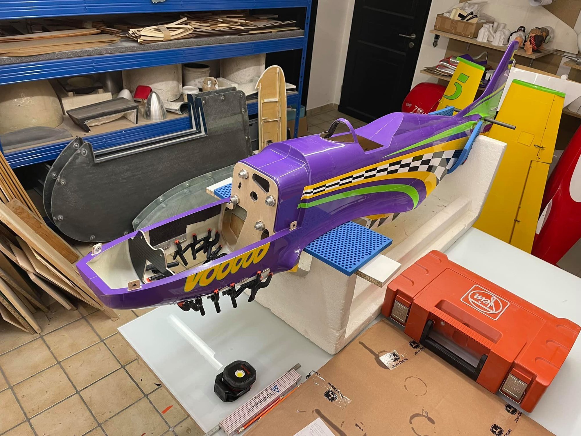 CARF P51 Voodoo RENO Racer powererd by a KOLM 230 3cyl. inline - RCU Forums