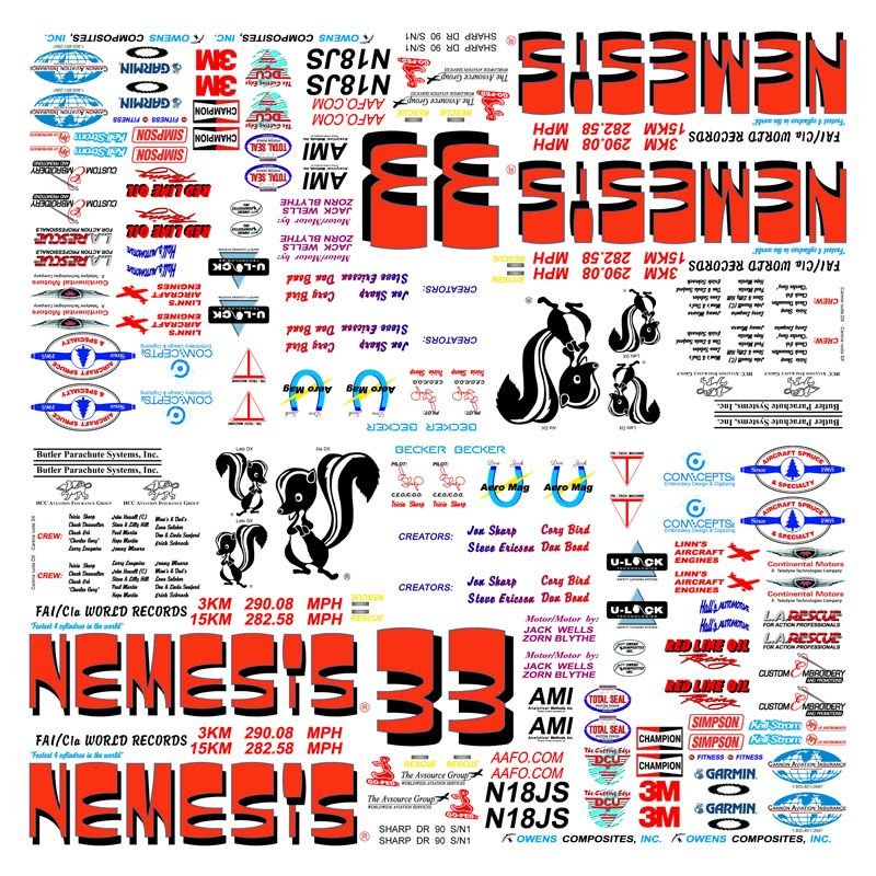 Bob Sharp Nemesis 42% decals - RCU Forums