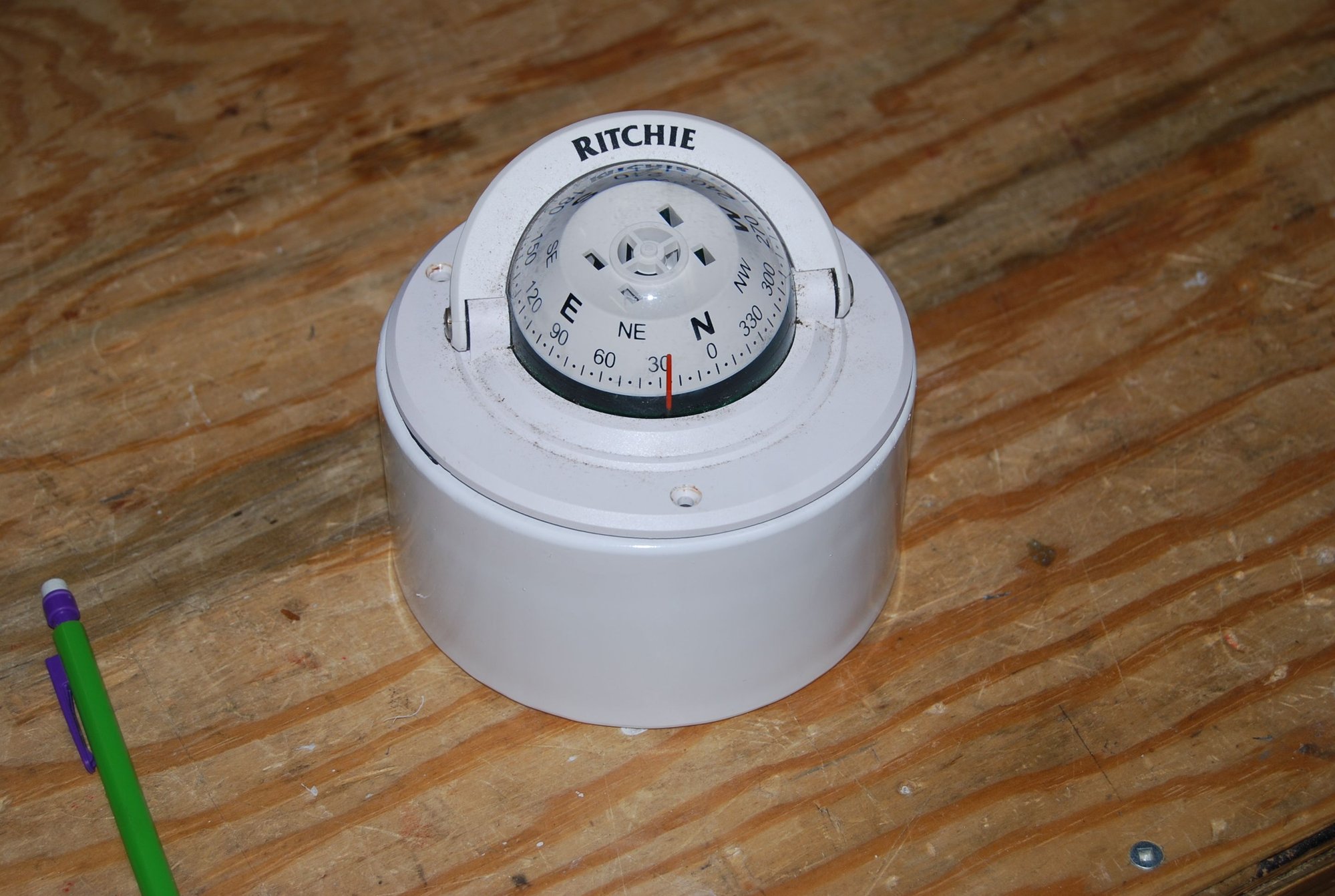 I sure wish physics allowed an upside down compass to function. Where ...