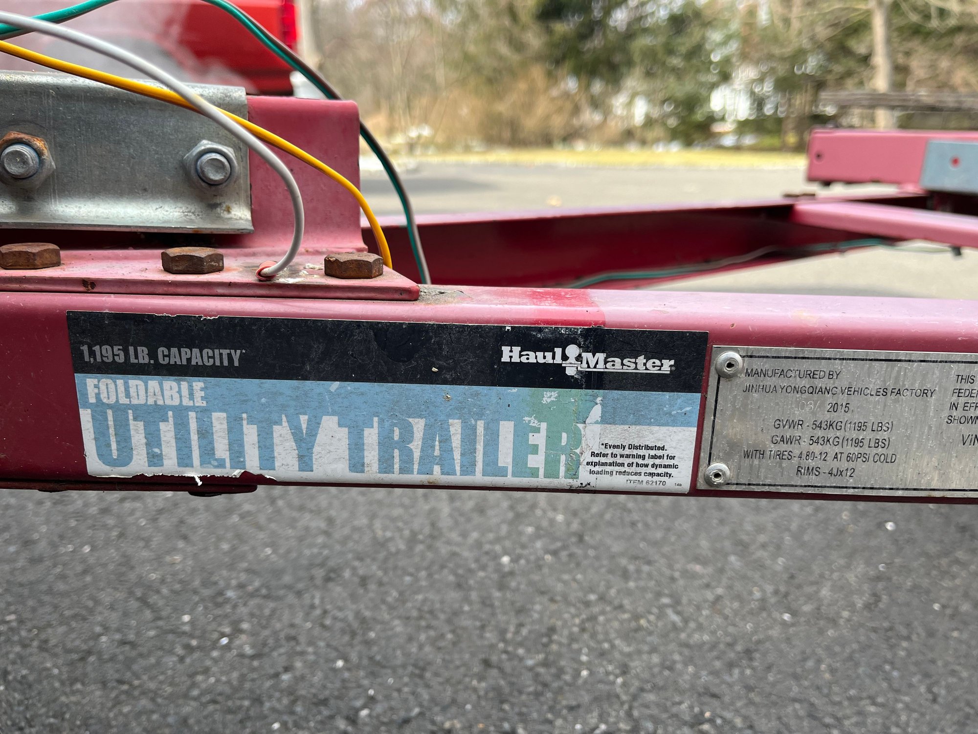Harbor Freight 4x8 Utility Trailer For Sale In Woodland, CA, 45% OFF