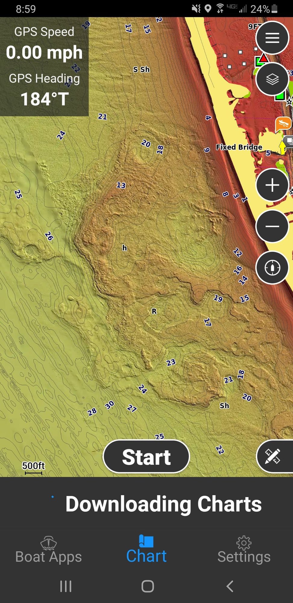 1243 XSV with Navionics vision + relief shading - The Hull Truth ...