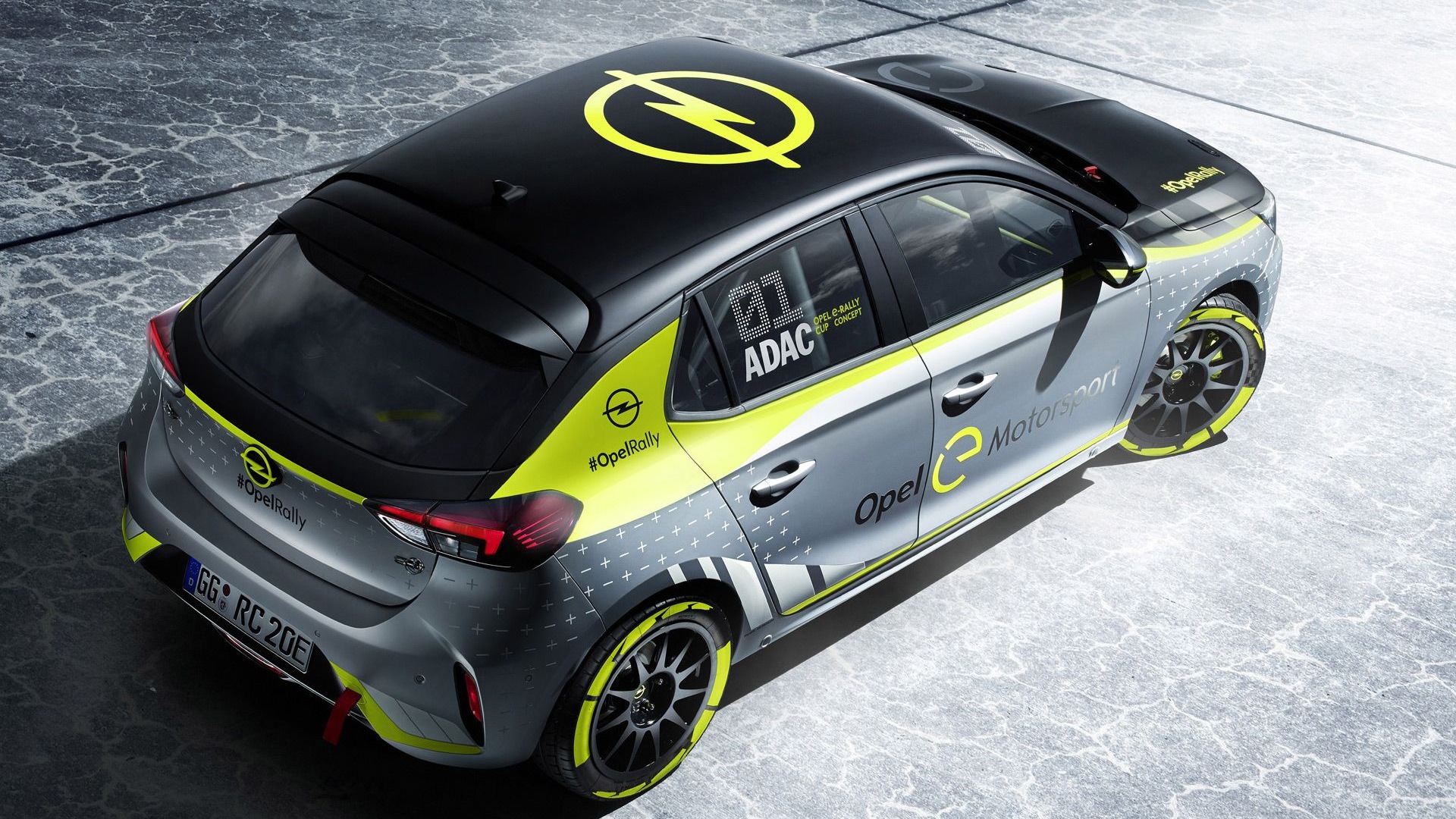 Opel reveals electric rally car