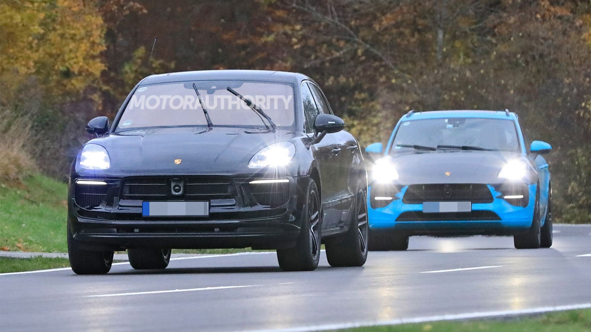 2022 Porsche Macan spy shots: 2nd major update to see EV join range
