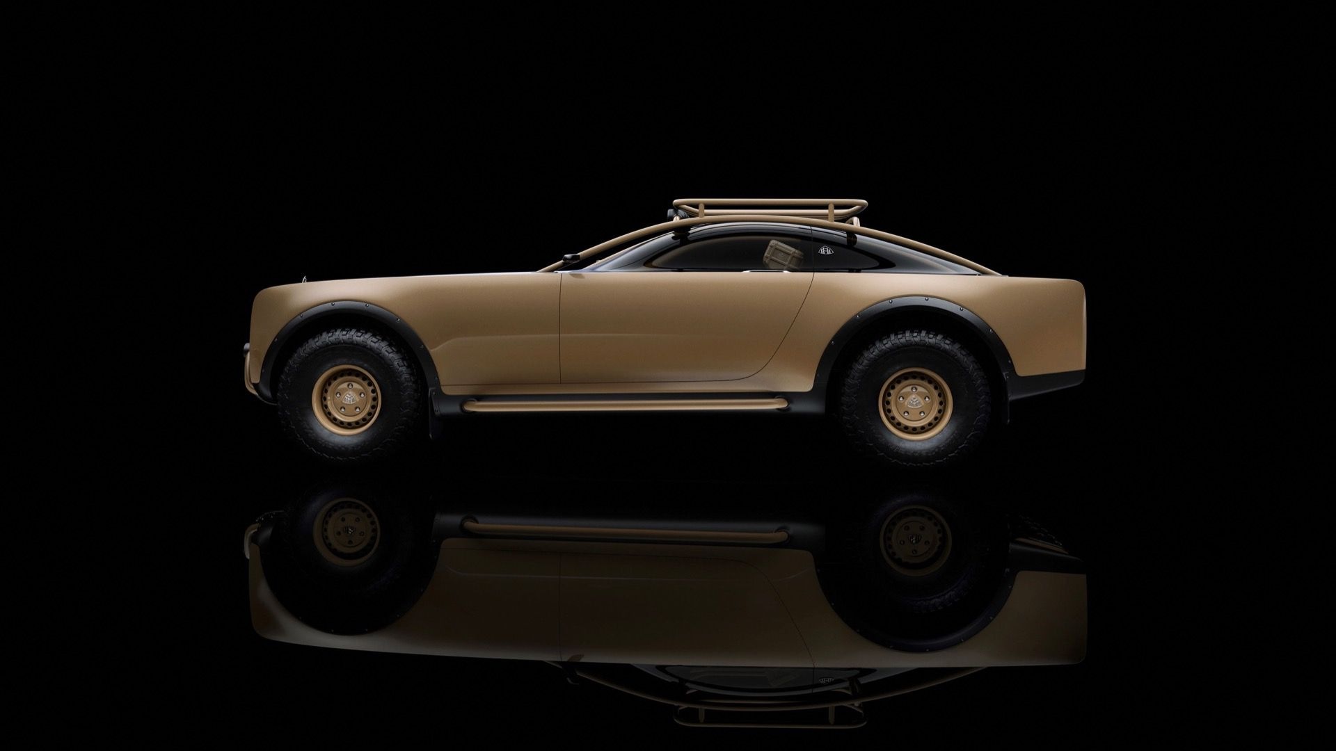 Mercedes goes Mad Max lux with Project Maybach off-road EV coupe concept