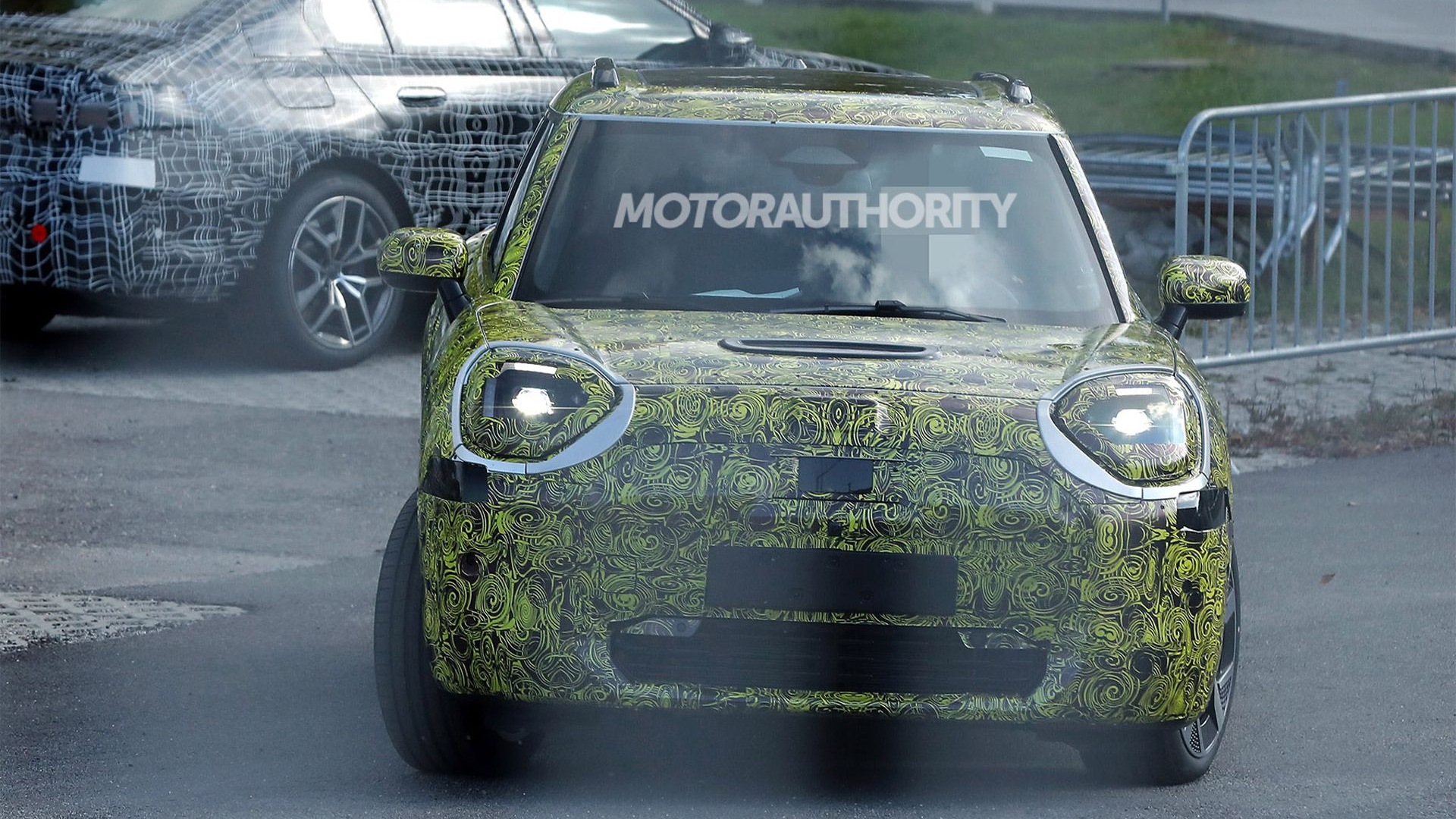 2025 Mini Aceman spy shots: New electric crossover spotted