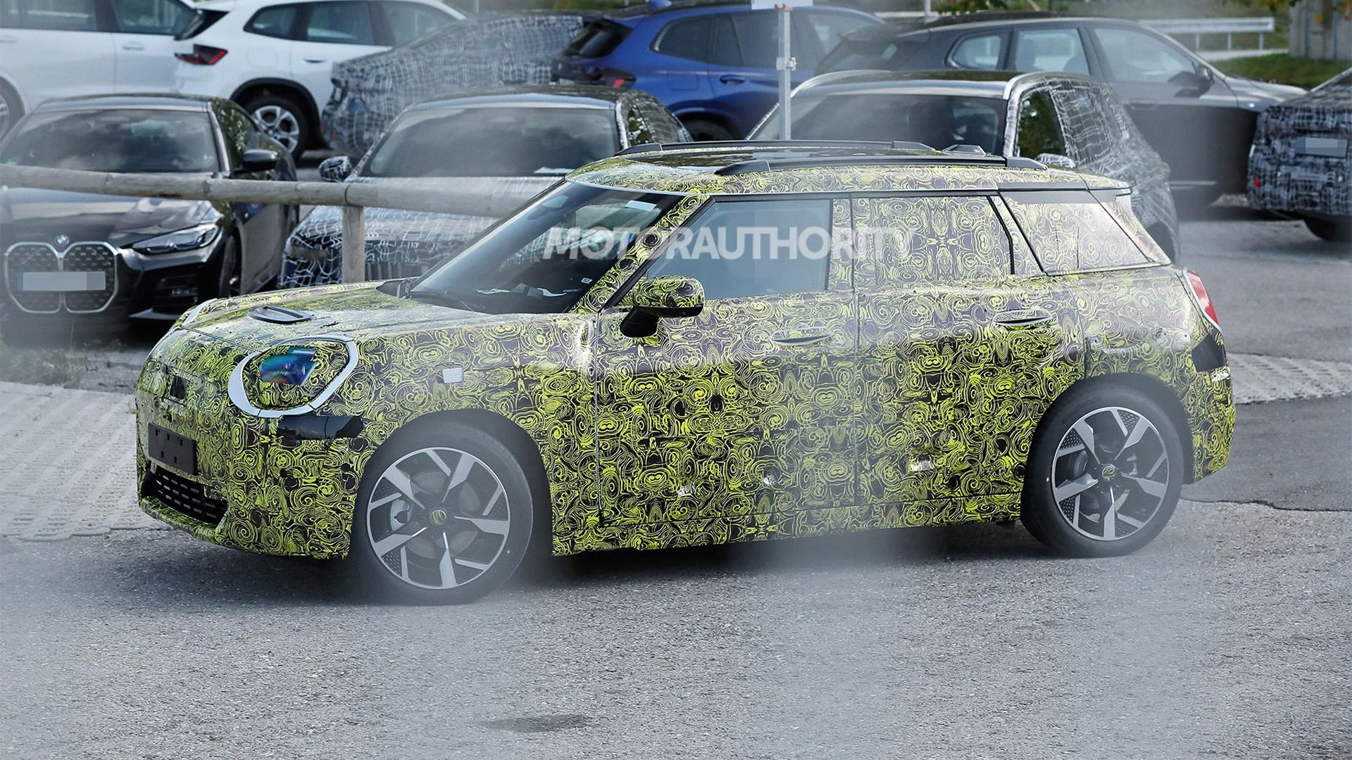 2025 Mini Aceman spy shots: New electric crossover spotted