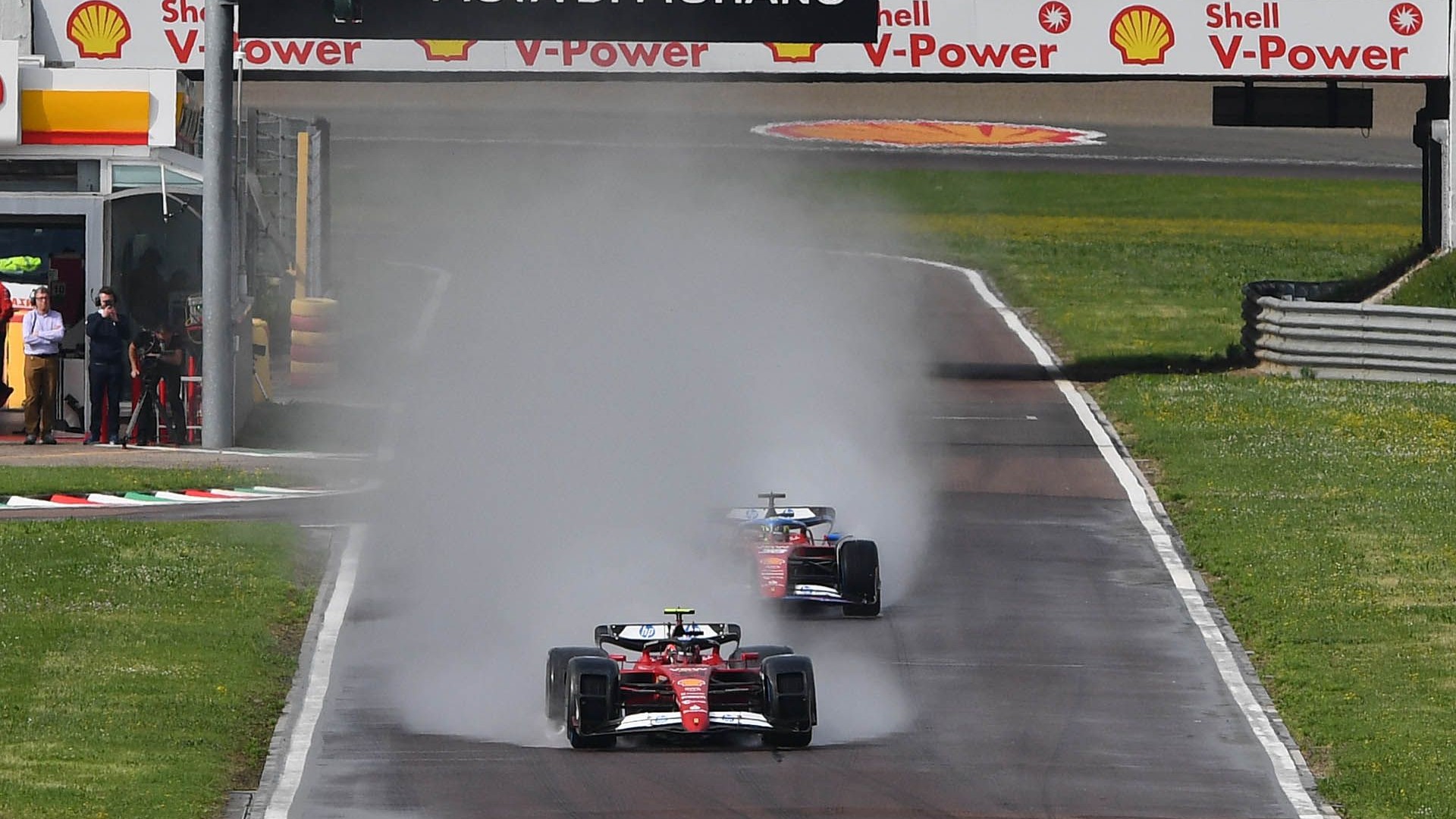 Ferrari F1 team tests rain spray guards that look like fenders