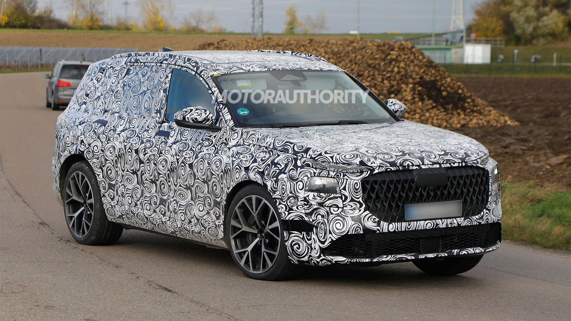 2027 Audi Q7 spied: Next-generation midsize SUV takes shape