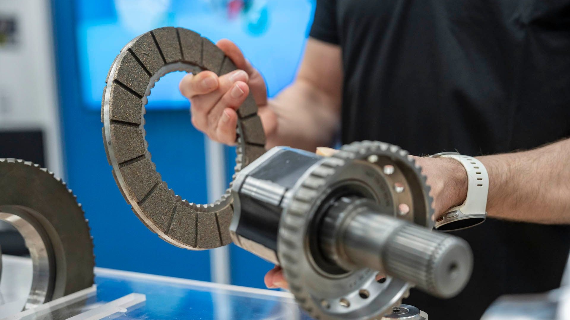 Mercedes In-Drive considers moving brakes into an EV's electric motor