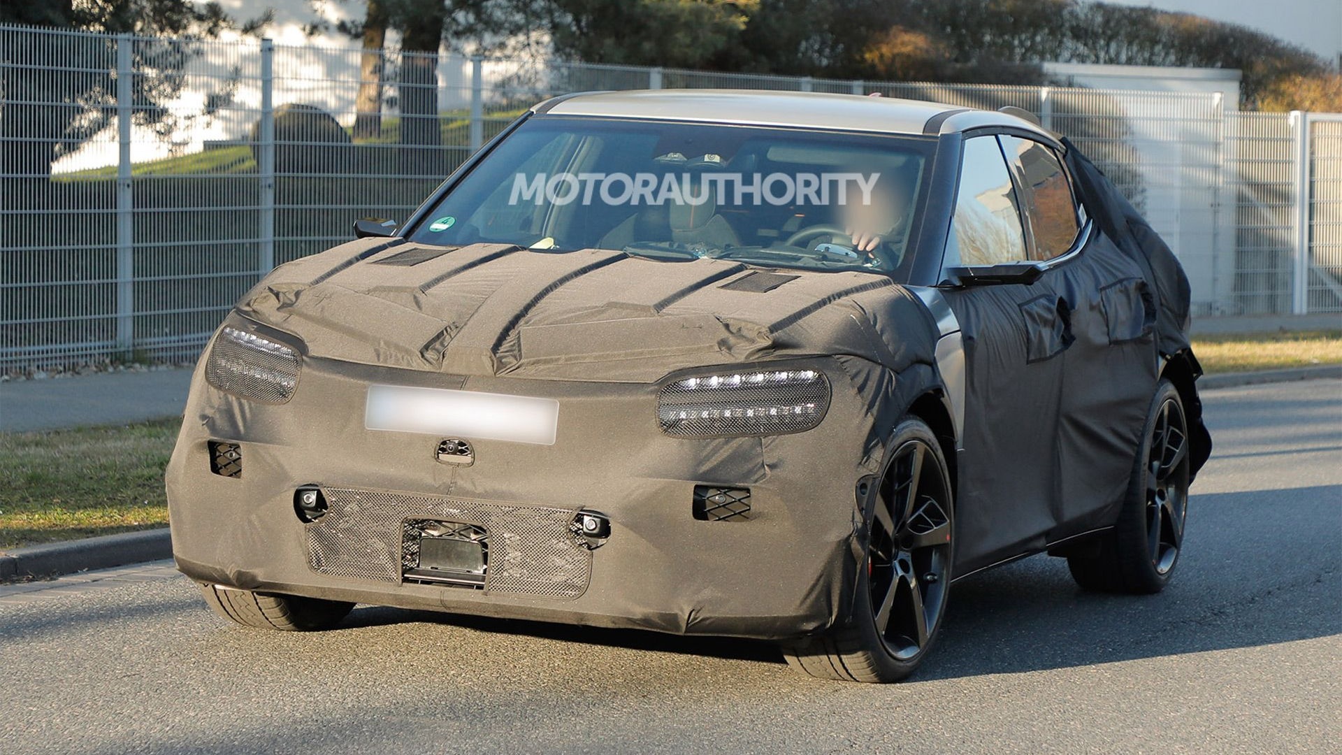 2026 Genesis GV60 Magma caught on video