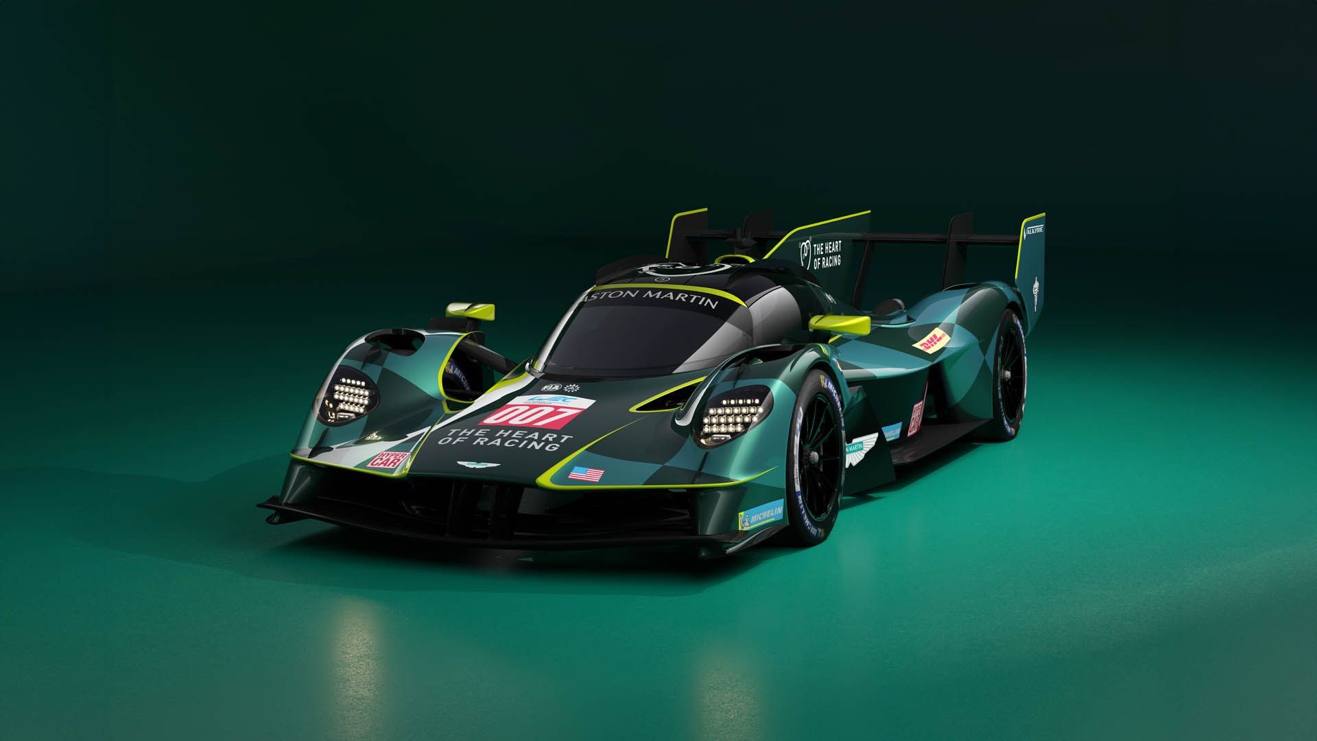 Aston Martin Valkyrie LMH race car's V-12 screams at 2025 WEC Prologue