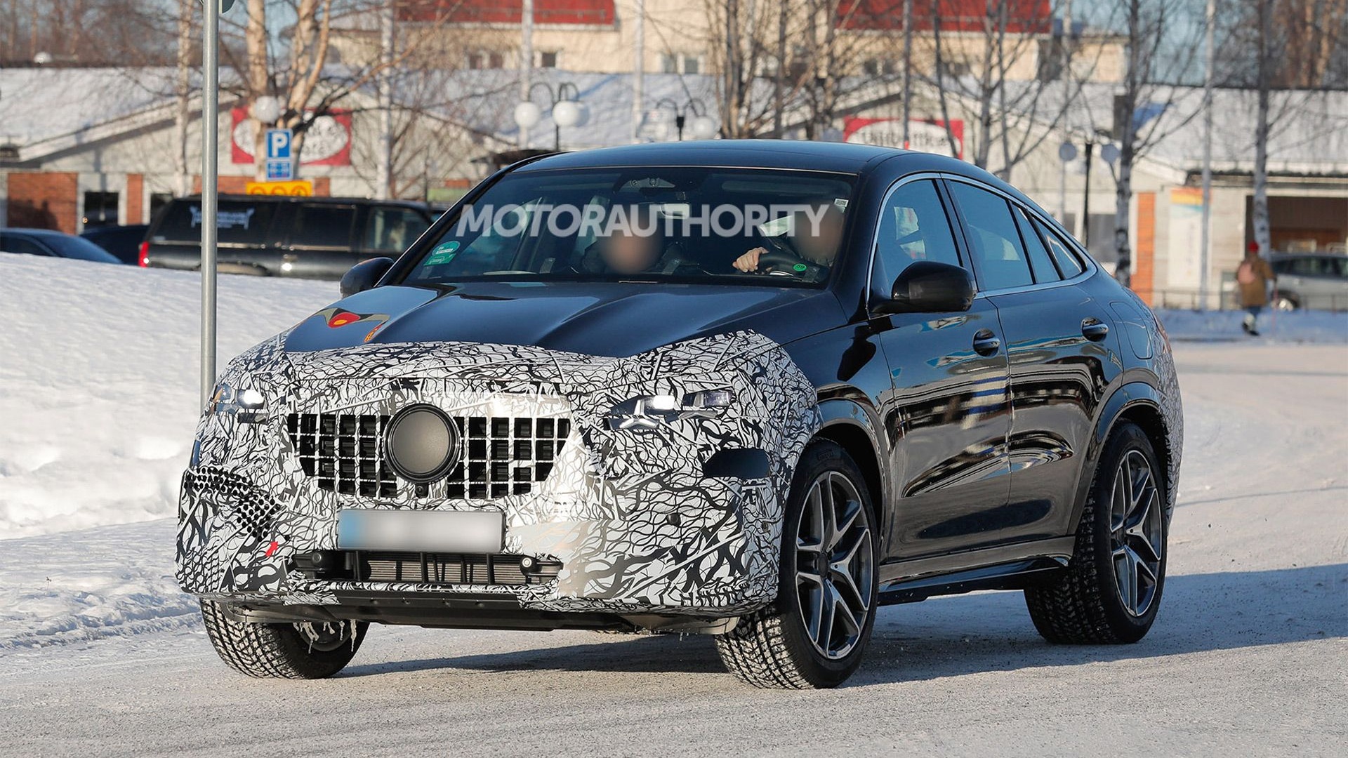 2027 Mercedes-AMG GLE 53 Coupe spied with updates