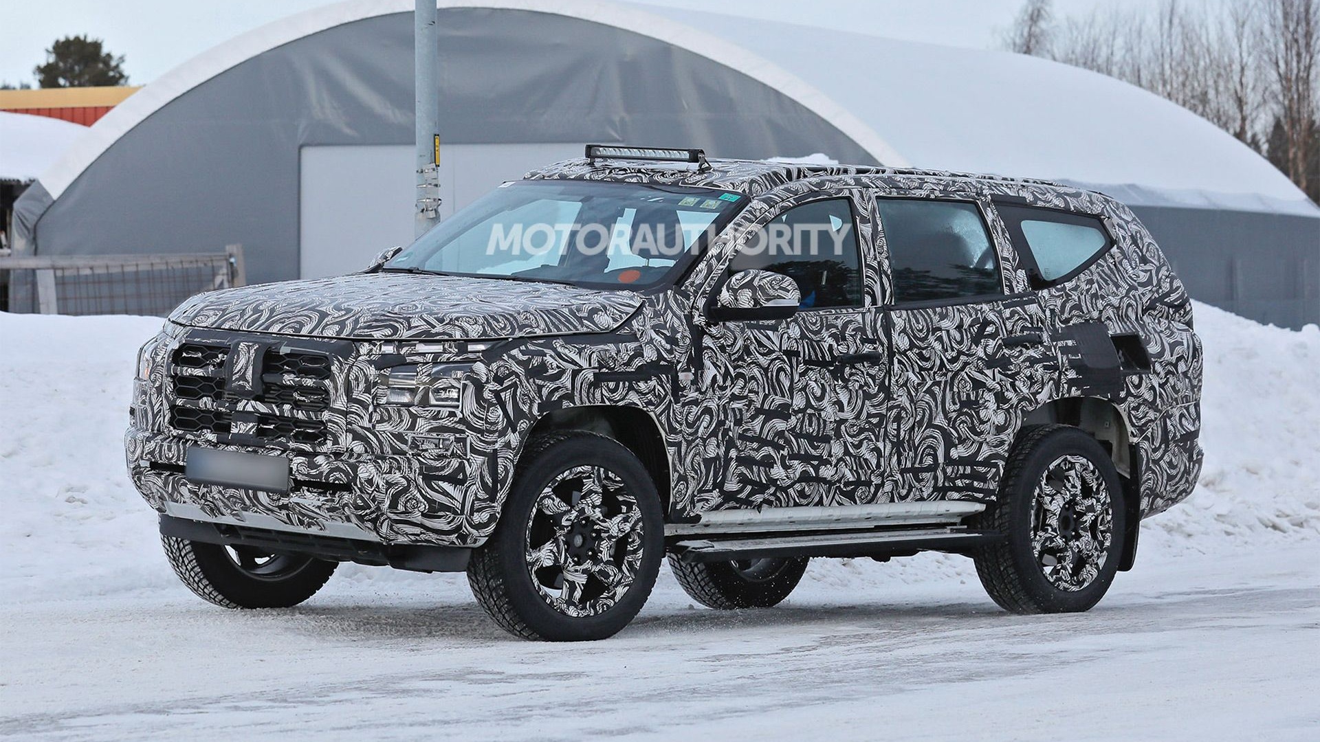 2026 Mitsubishi Pajero Sport body-on-frame SUV spied