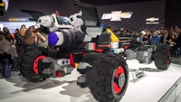 Chevy unveils life-size Lego Batmobile