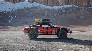Rugged Porsche 911s climb world's tallest volcano