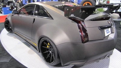 D3 Le Monstre Wide-Body Cadillac CTS-V Coupe: 2011 SEMA Live Photos