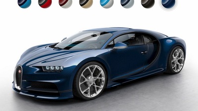See the Bugatti Chiron in more colors thanks to configurator