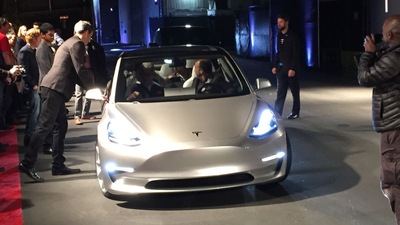 Tesla Model 3 first ride