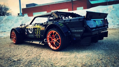 Ken Block's Hoonicorn Ford Mustang recreated with Legos